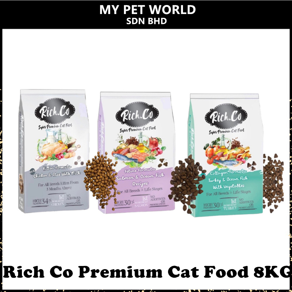 Rich Co Rich Choice Premium Booster Formula Kitten Chicken Salmon ...