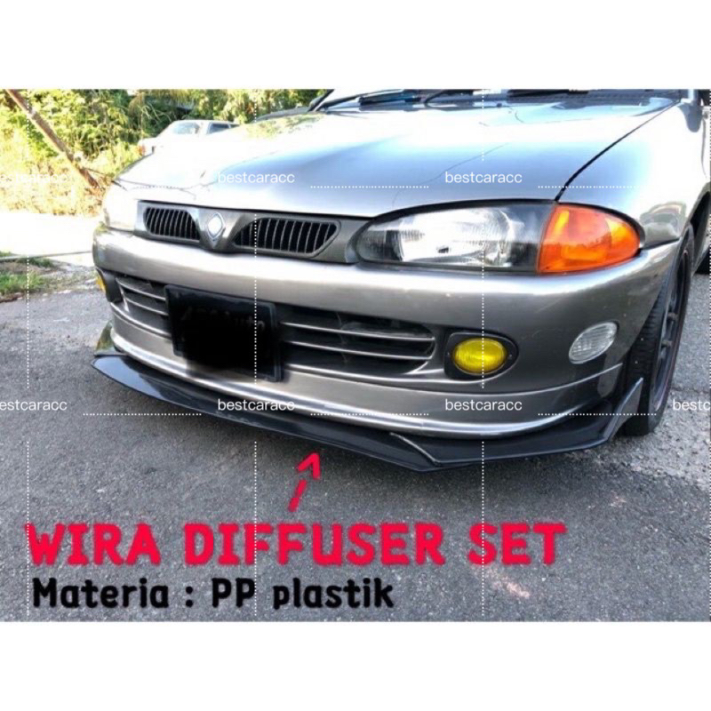 🔥READY STOCK🔥WIRA C99 PUTRA DIFFUSER BUMPER LIP SKIRT 3PC / SATRIA MDM ...