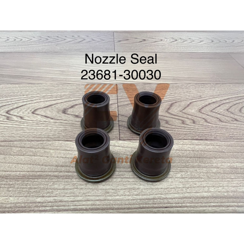 VALVE COVER GASKET (SILICONE) + PLUG SEAL + NOZZLE SEAL TOYOTA HILUX ...