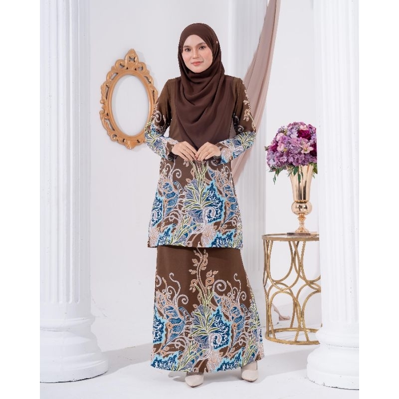 BAJU KURUNG MODEN BATIK TAK PAYAH GOSOK | Shopee Malaysia