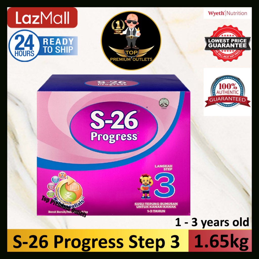 S26 Progress Step 3 (1.65kg) Exp: 09/2025 (Newest Stock) (Wyeth) 1.8kg | Shopee Malaysia