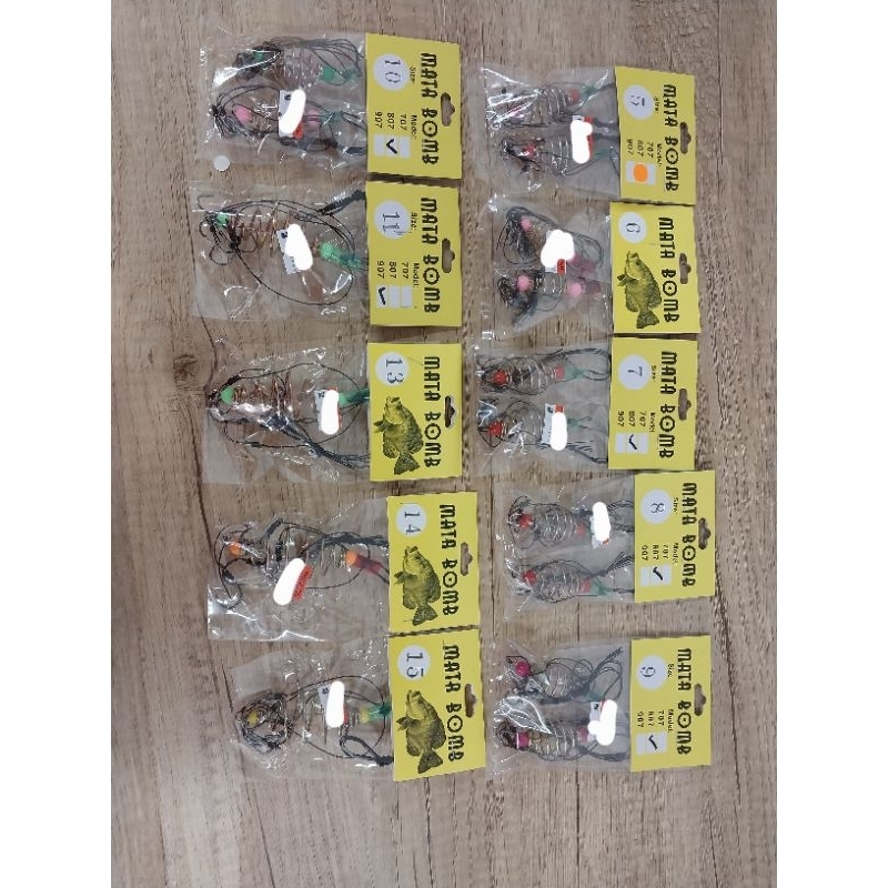 MATA BOMB SPRING IKAN ROHU DAN IKAN LAMPAM | Shopee Malaysia