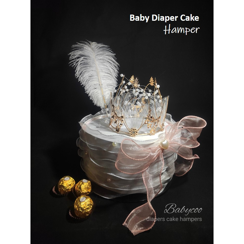 BABYCO MY QUEENIE Diapers cake - Boy / Girl BABY NEWBORN HAMPER GIFT ...
