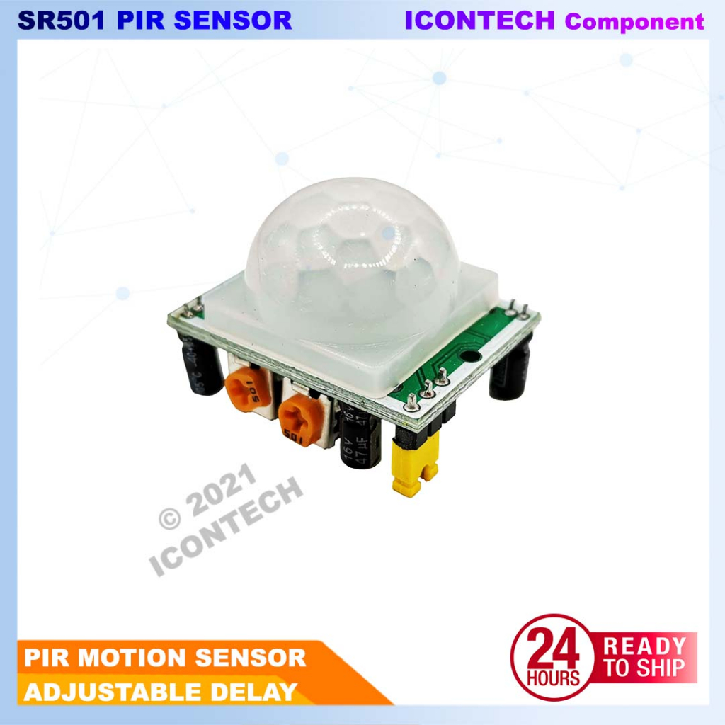 HC-SR501 High Sensitivity Human Infrared Sensor Original PIR | Shopee ...