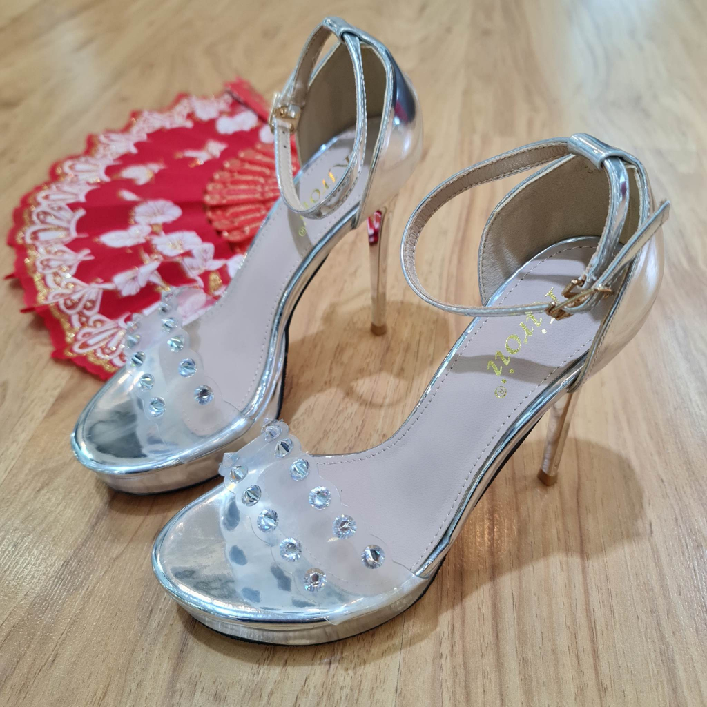 Kiroii Women Shoes Heels Peep Toe Stilettos High Heels Pump With