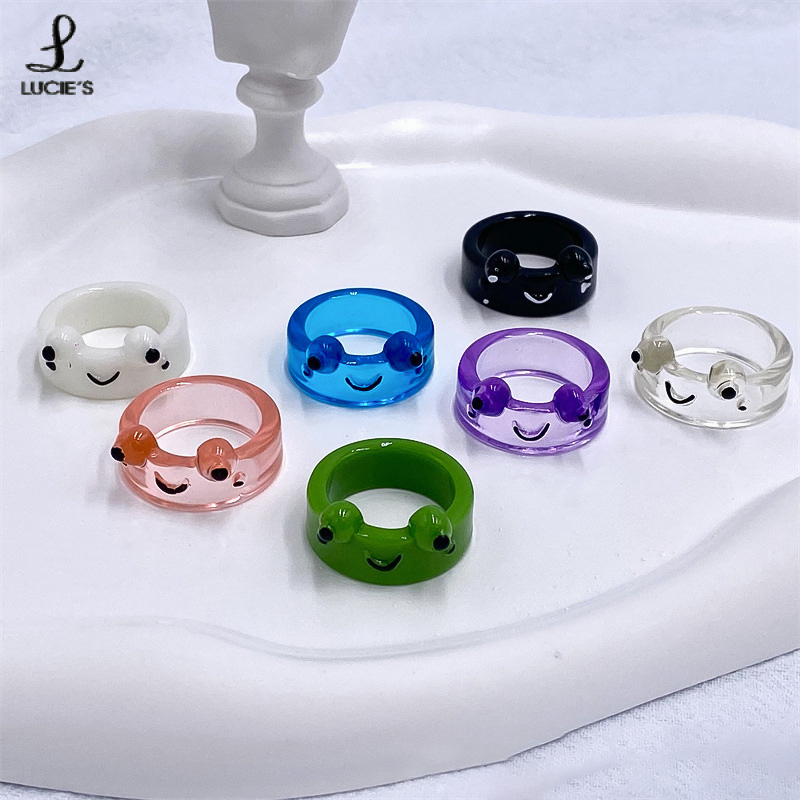 【Malaysia stock】 Cincin Comel Katak Beruang Ayam Haiwan Frog Froggy ...