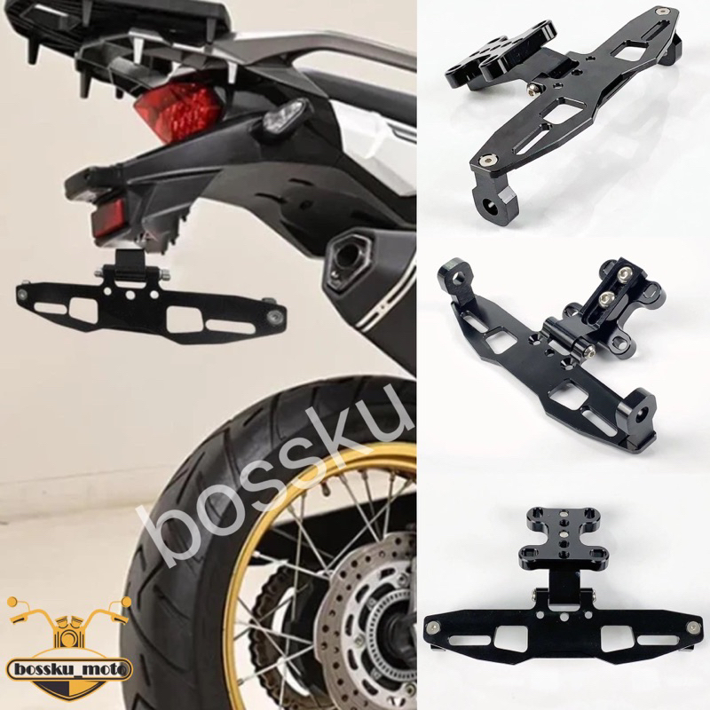 UNIVERSAL NUMBER PLATE HOLDER TAIL TIDY BRACKET | Shopee Malaysia