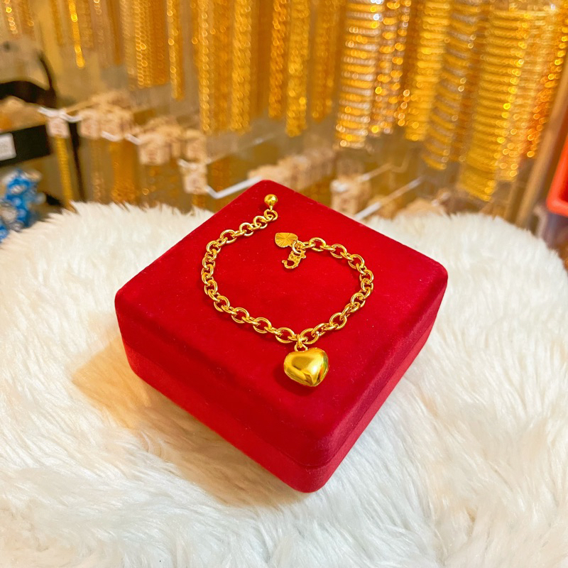 RANTAI TANGAN BENSON LOVE RAMBU RANTAI TANGAN CANDY COP 916 ( EMAS ...