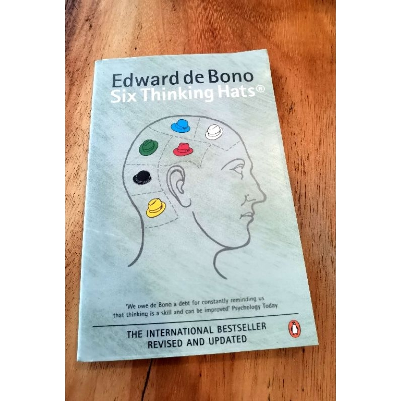 Six Thinking Hats Mental Development Psychology Book By Edward De Bono ...