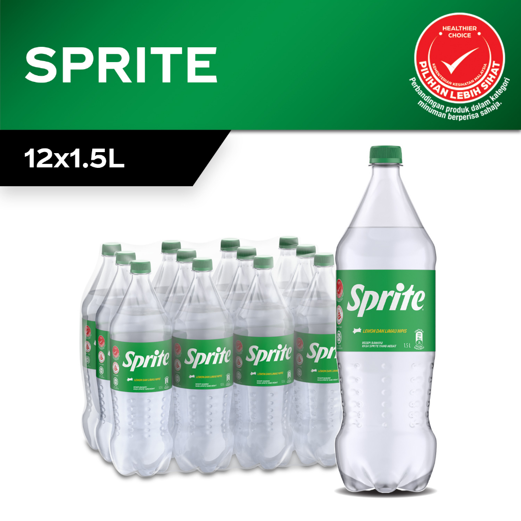 Sprite PET 1.5L x 12 [CARTON] | Shopee Malaysia