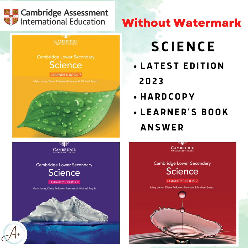 [Hardcopy]Latest 2023 Cambridge Lower Secondary Science Learner’s Book ...