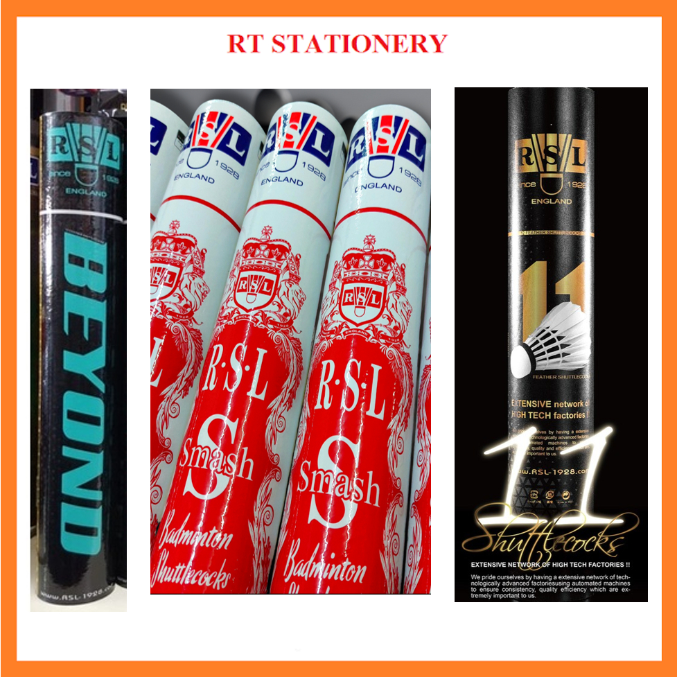 RSL Feather Badminton Shuttlecock (Smash/ Beyond/ 11) | Shopee Malaysia