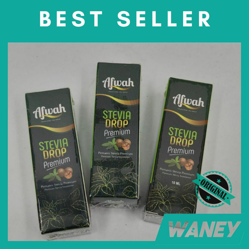 🔥NEW🔥 AFWAH: Stevia Sweetener Drop Premium (10ml) Readystock Pemanis ...
