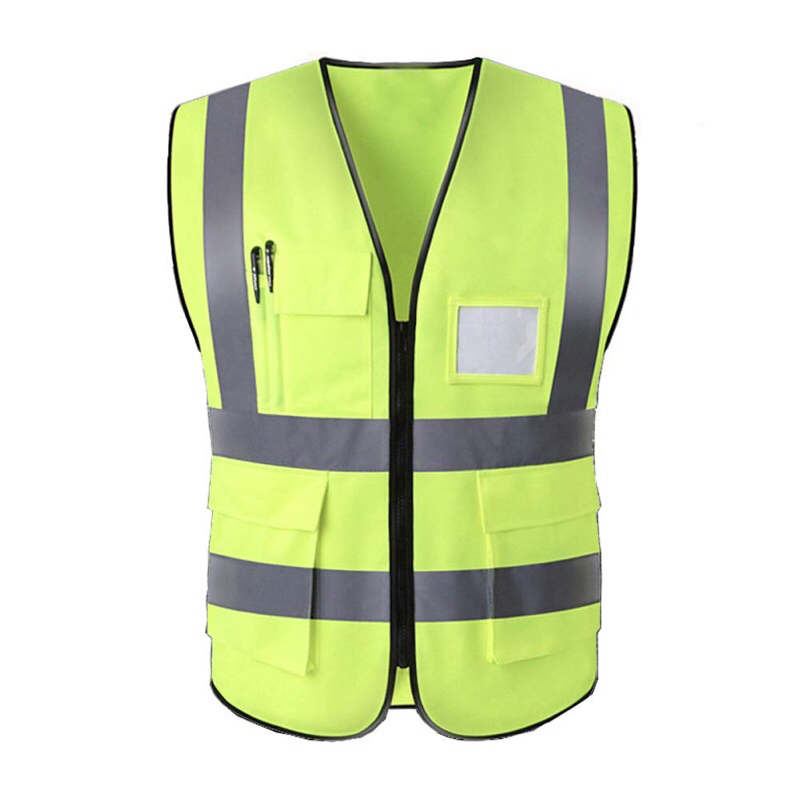 Safety Vest Security guard High Viz Reflective Vest Oxford Fabric Multi ...
