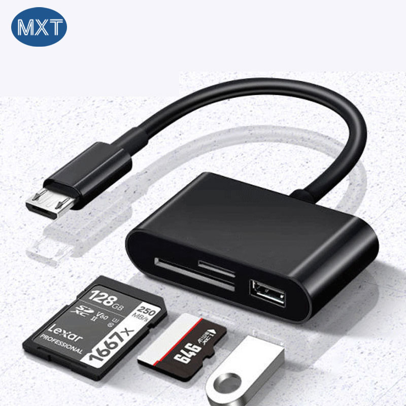 USB C to SD Card Reader,USB C to Micro SD TF Memory Card Reader Adapter ...