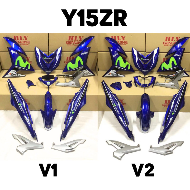 Y15 Y15ZR V1 V2 MOVISTAR BLUE ENEOS VERSION 2016 BODY COVER SET ...