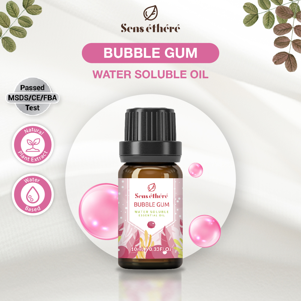 Sens éthéré 10ML Bubble Gum Water Soluble Aromatherapy Essential Oil Natural Plant Diffuser ...