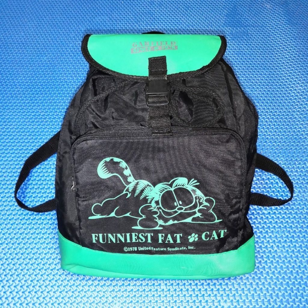Vintage Garfield Funniest Fat Cat Backpack | Shopee Malaysia