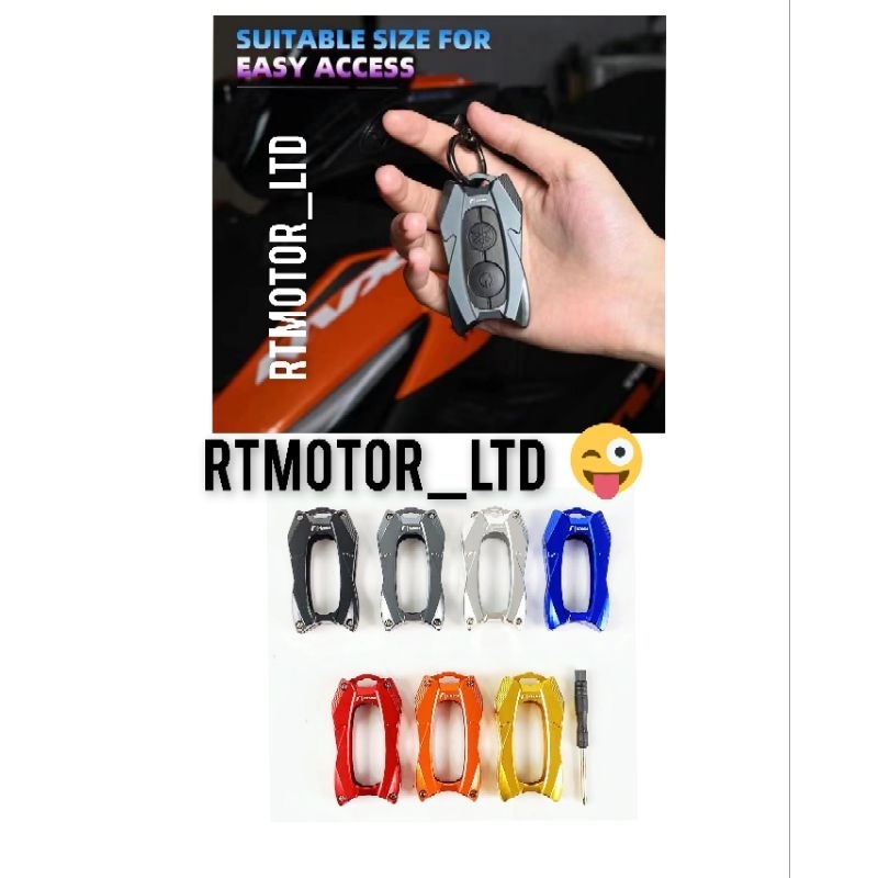 YAMAHA XMAX 250 NMAX NVX155 REMOTE KEY COVER CNC KEYLESS | Shopee Malaysia