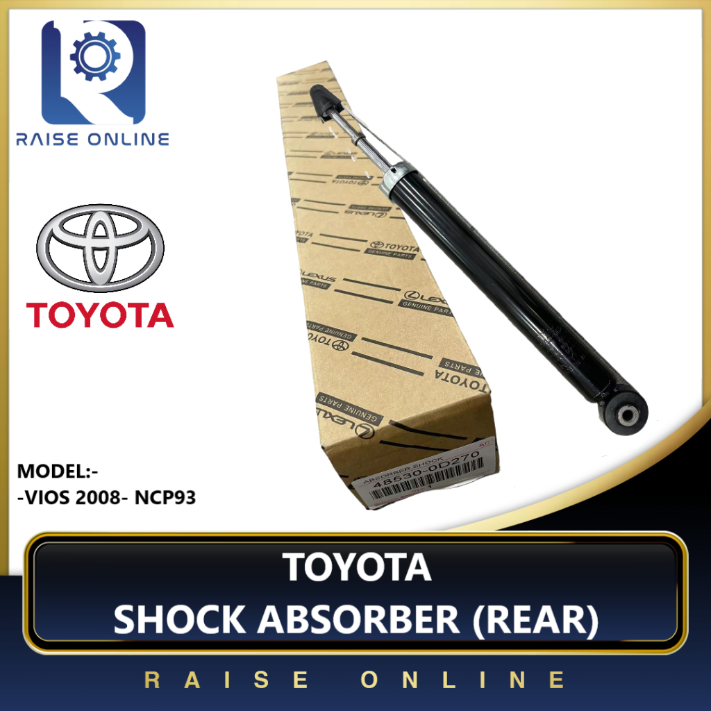 ORIGINAL TOYOTA ALTIS 1.6 1.8 2.0 REAR ABSORBER ZZE141 ZZE142 ZRE142 ...