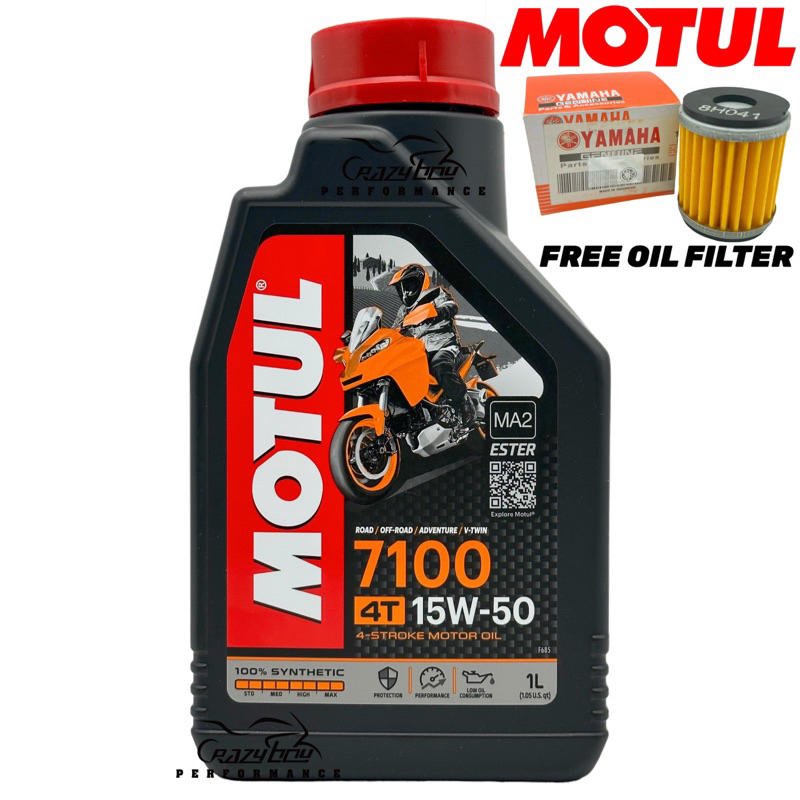 MOTUL ORIGINAL ENGINE OIL 4T 1L 300V 3100 5100 7100 10W40/15W50 1.2L ...