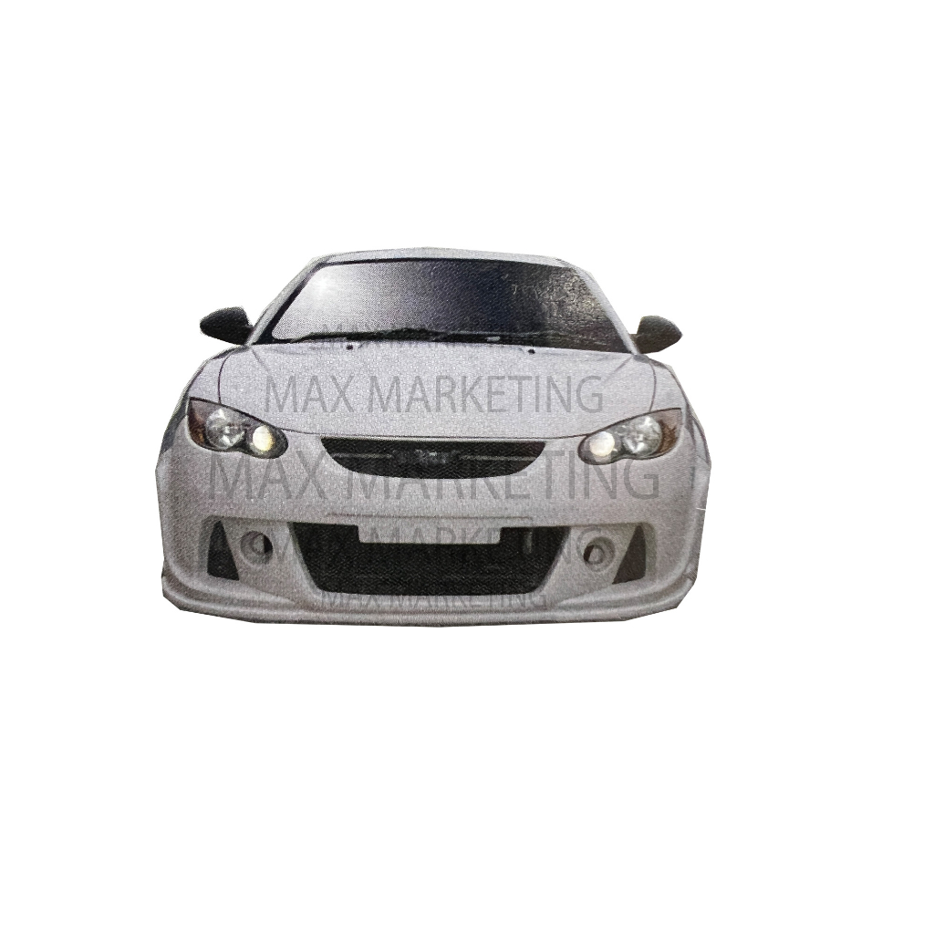 PROTON SATRIA NEO R3 FRONT BUMPER (FIBER GETAH ) SKIRT LIP BODYKIT ...