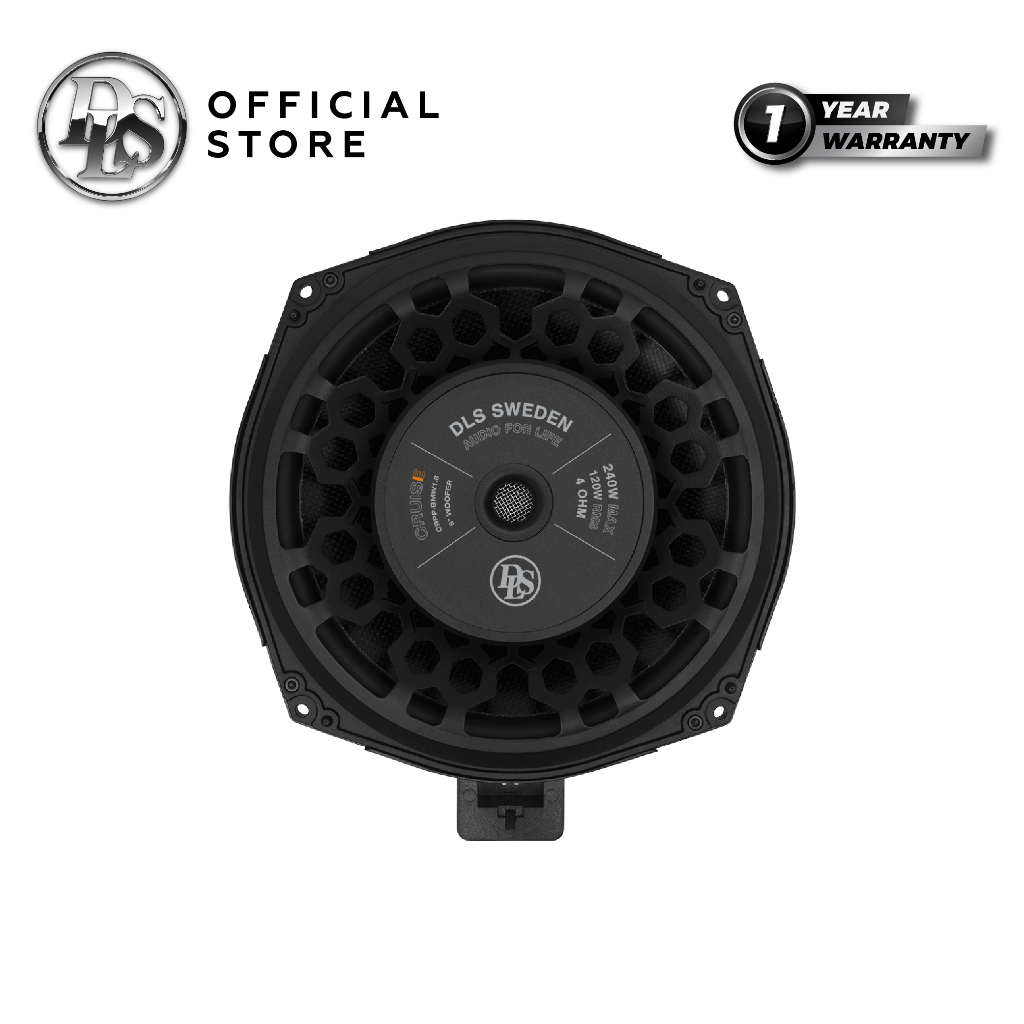 DLS Cruise CRPP-BMW1.8 Sweden Audiophile Plug ‘n’ Play 8″ component woofer for BMW and Mini with ...