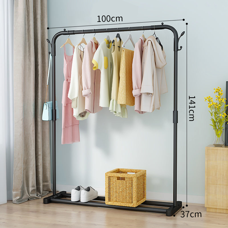 Clothes Hanger & Drying Racks Single Pole Clothes Hanging Rack ...