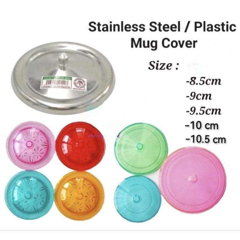 Stainless Steel Mug Cover /Plastik Mug Cover /Tutup Cawan | Shopee Malaysia