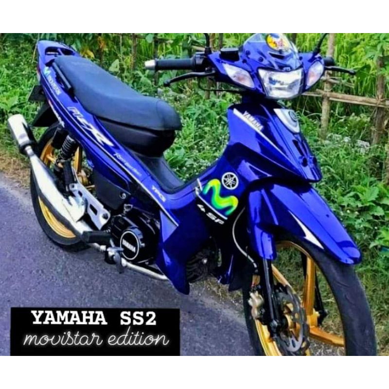 YAMAHA SS2 SS TWO Ss2 FULL COVERSET HLD + STICKER MOVISTAR | Shopee ...