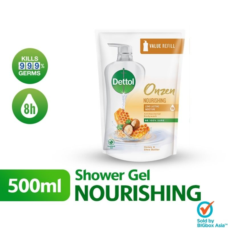 Dettol Onzen Body Wash Refill Pack 410G/500G Revitalising/Nourishing/moisturizing | Shopee Malaysia