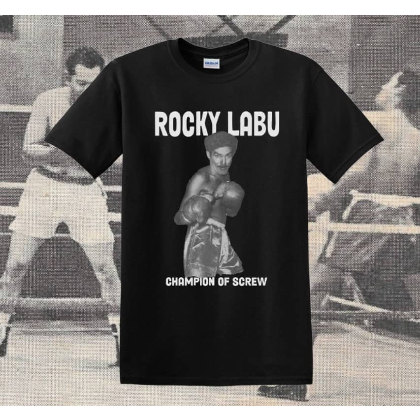 ROCKY LABU. KLAB BOKSING. BAJU KENANGAN FILEM-FILEM MELAYU LAMA. P ...