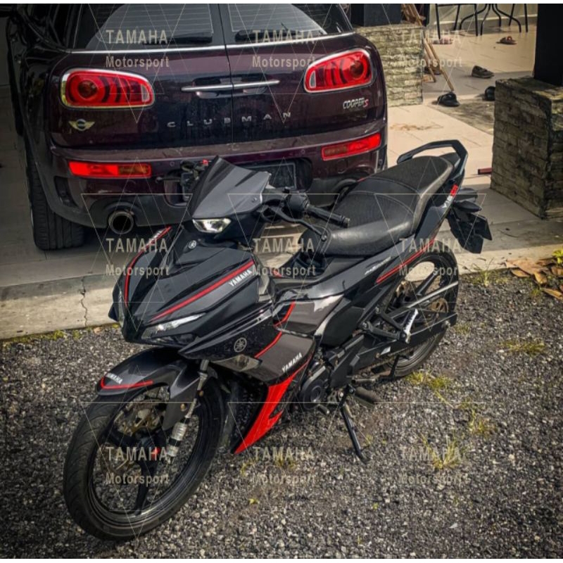 YAMAHA Y16 Y155 vva energy batman red black Cover set | Shopee Malaysia