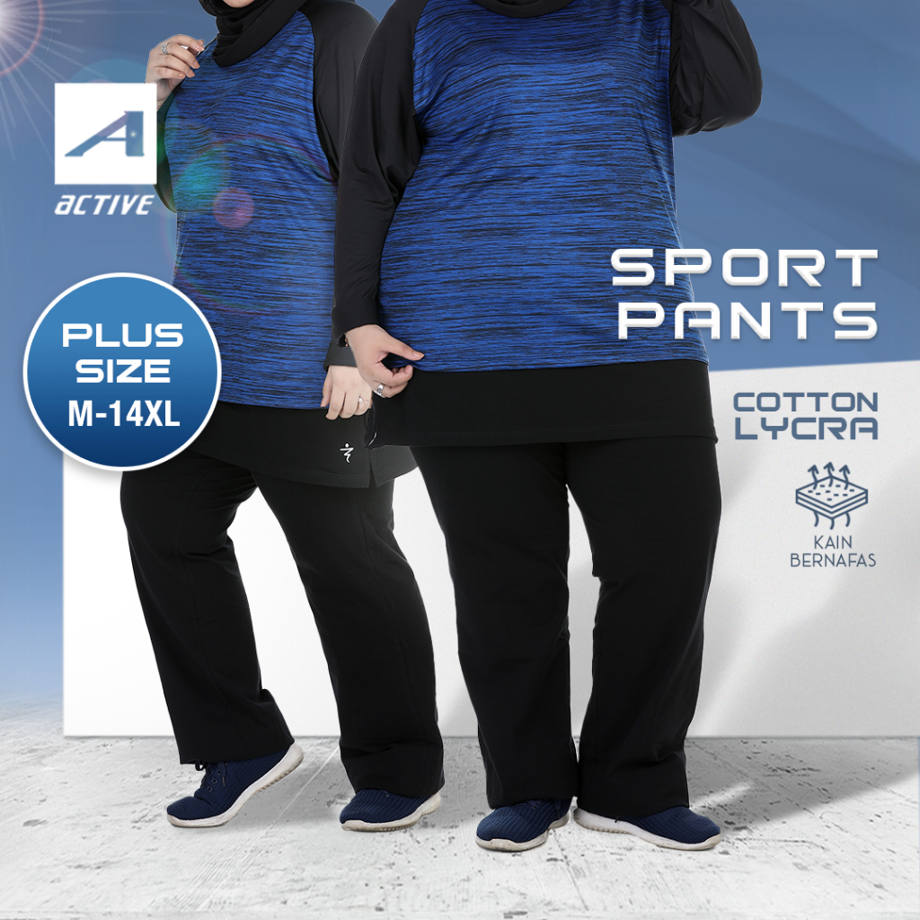 Seluar Skirt Sukan Muslimah Cotton Women Sport Skirt Pants Netball ...