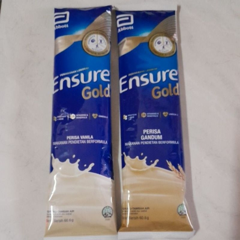 Ensure Gold Sachets Gandum & Vanila 60.6g | Shopee Malaysia