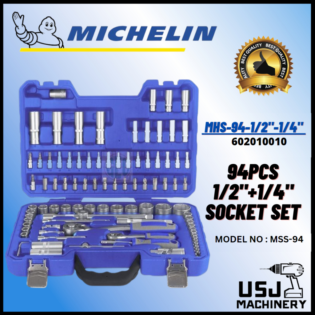 MICHELIN MSS94 94PCS SOCKET WRENCH SET 602010010 - Original Michelin ...