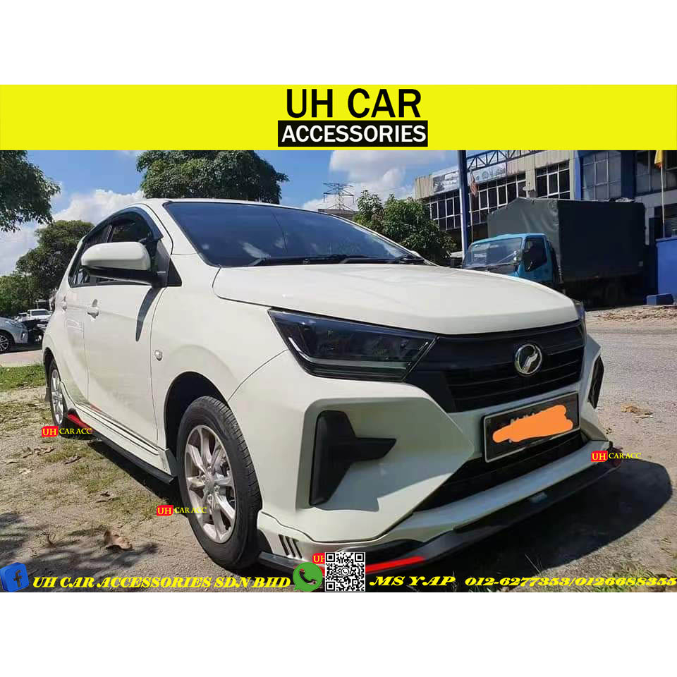PERODUA AXIA 2023 FILEWAR BODYKIT SPOILER WITH PAINT | Shopee Malaysia