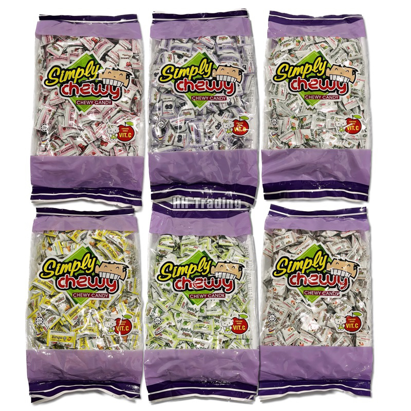 1kg HAMAC SIMPLY CHEWY CANDY (BLACKCURRANT / APPLE / STRAWBERRY / GUAVA ...