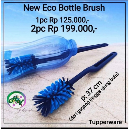 OFFER: Tupperware Eco Bottle Long Blue Brush Berus tupperware berus ...