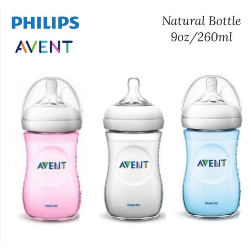 Philips Avent Natural Feeding Bottle 9oz /260ml Single Pack Without ...