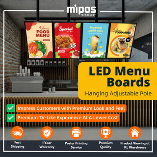 LED Menu Board Display | LED Menu Board Adjustable Pole | LED Lightbox ...