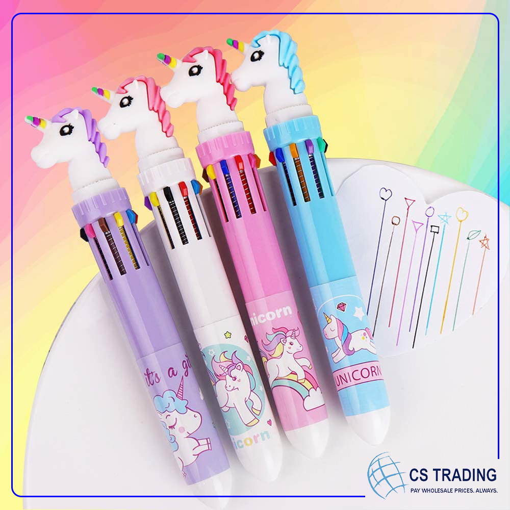 Unicorn Pen Set Rainbow Unicorn Pens for Girls Cute Pens for Girls Fun ...