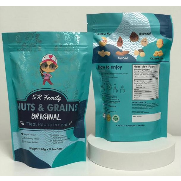 SR Nuts&Grains Meal Replacement (40g x 5 Sachets) | Shopee Malaysia