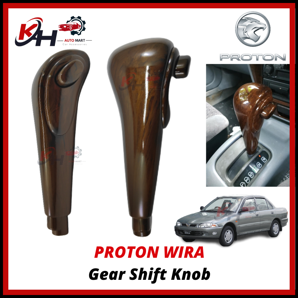 PROTON WIRA Auto ( Brown Wood ) Auto Gear Whole Shift Knob Switch ...