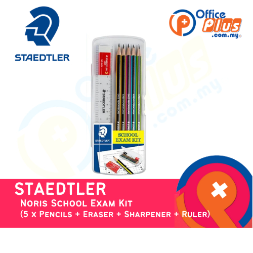 Staedtler Noris School Exam Kit Set Pencil | Shopee Malaysia