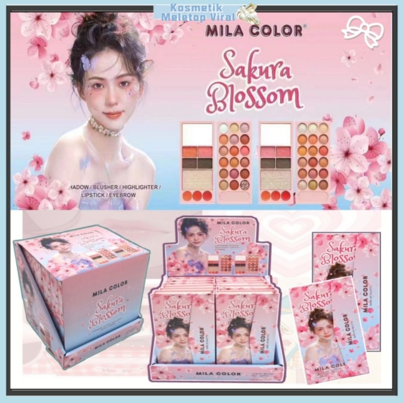 MILA COLOR SAKURA BLOSSOM MAKEUP KIT | Shopee Malaysia