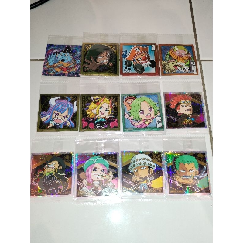 One Piece Official Bandai Wafer Sticker New and Sealed Made in Japan ...
