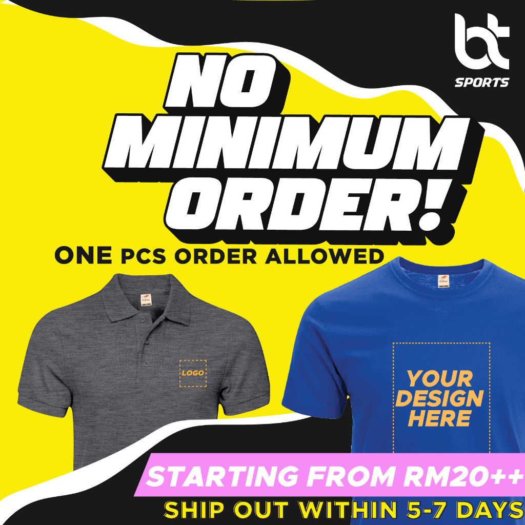 [NO MINIMUM] Custom Made Tshirt Printing | Print Baju Custom T shirt ...