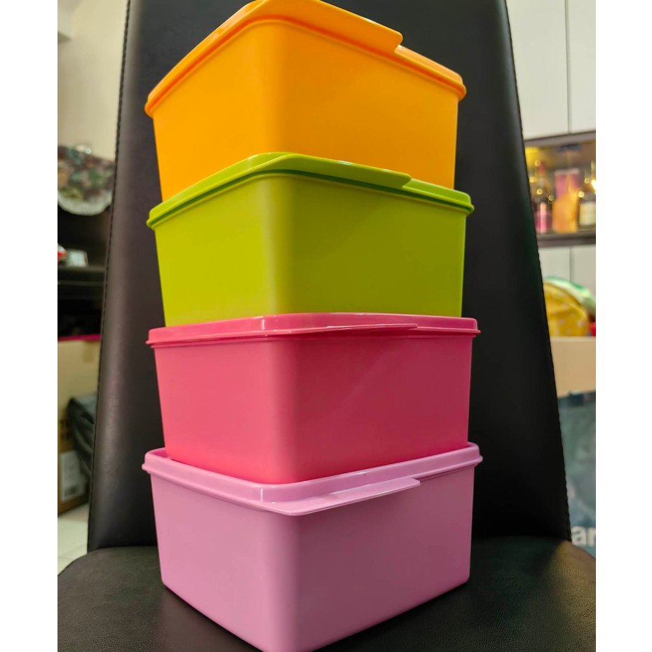 Tupperware Snack N Stack 500ml /1.2L (L17CM W16.4CM H8.2CM) Food ...