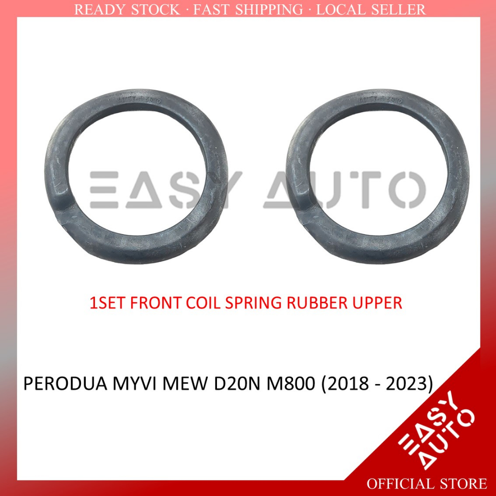 PERODUA MYVI NEW D20N M800 FRONT COIL SPRING RUBBER UPPER 2PIECES IN ...